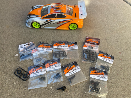 SERPENT S411 TOURING RACE CAR 1/10 ARTR 🔴 CASTLE SIDEWINDER 4 BRUSHLESS ...