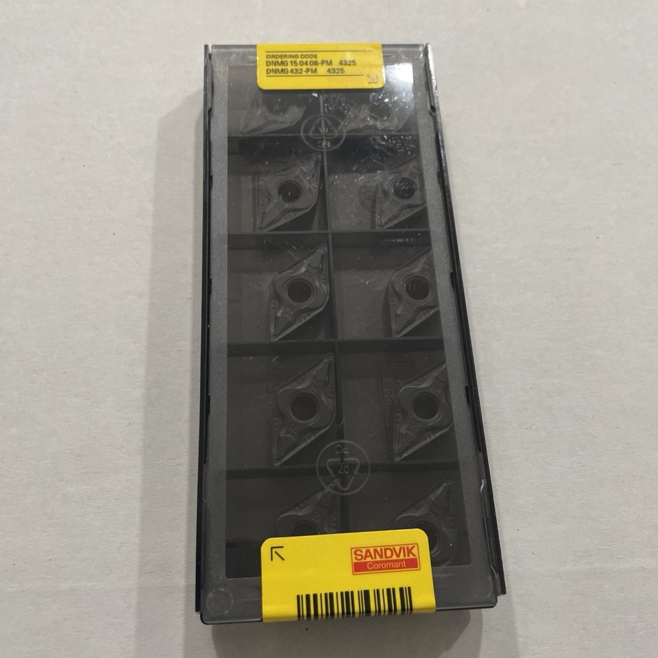 Sandvik Coromant DNMG 432-PM 4335 DNMG 15 04 08-PM Carbide Inserts Box ...