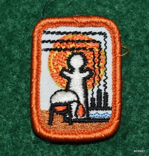 GIRL SCOUT INTEREST PROJECT PATCH - ORANGE - ENERGY AWARENESS - FREE ...