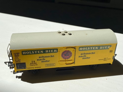 HO Fleischmann 5322 DB Holsten Beer Refrigerator Wagen Tmehs 50 in ...