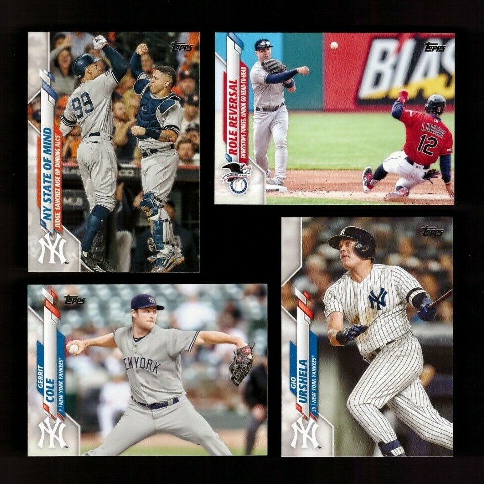 2020 Topps Series 2 NEW YORK YANKEES Team Set | eBay