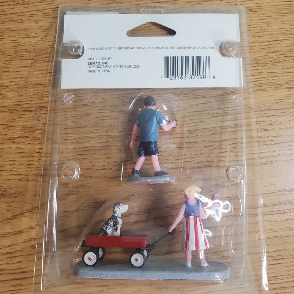 Lemax Wagon Ride set of 2 #82598 / 545406 Retired, New Summer Americana ...