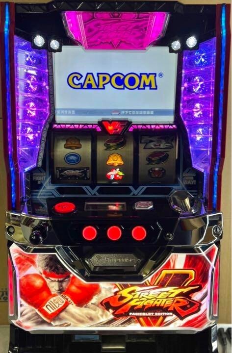 Street Fighter V Enterrise Japanese Slot Machine Pachi-slo Coin-free ...