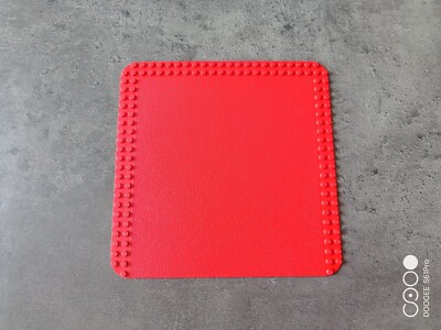 LEGO 367 Red Baseplate 24 x 24 with Studs on Edges | eBay