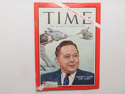 TIME Magazine January 15 1965 Majority Leader Carl Albert 6D | eBay