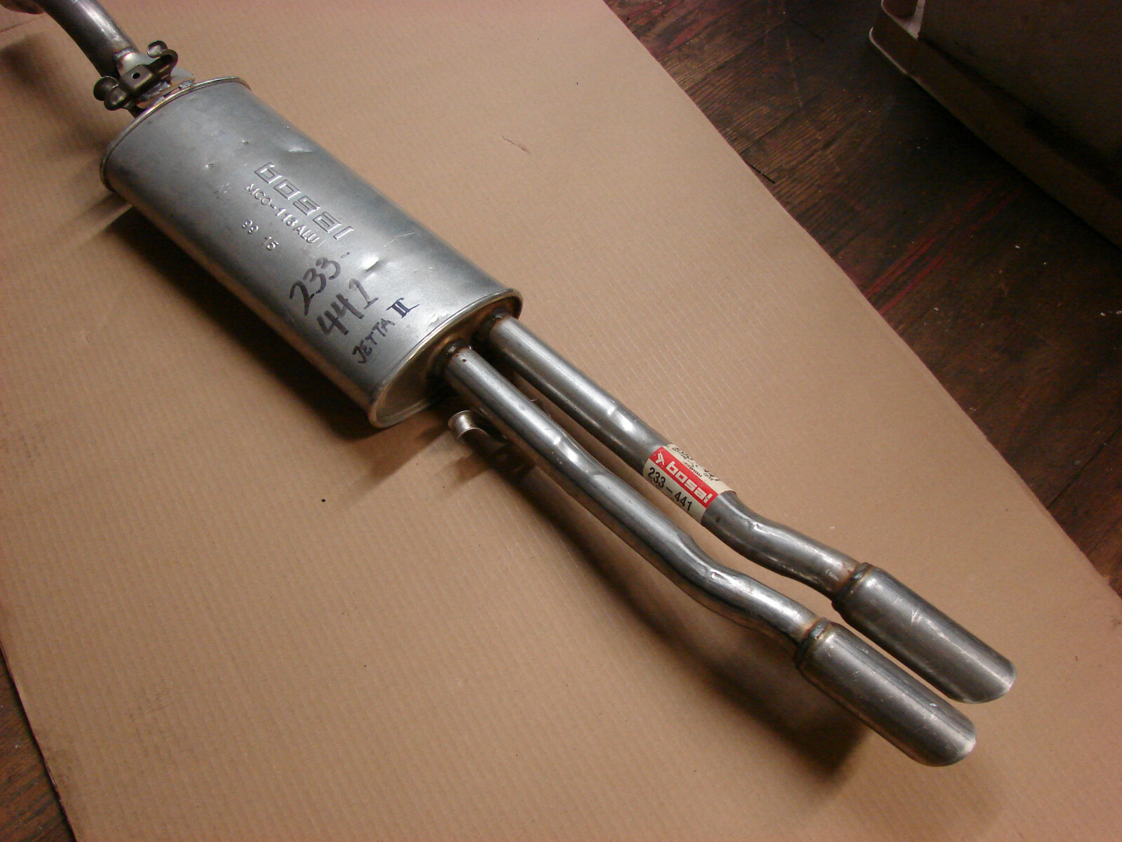 VW VOLKSWAGEN JETTA 2 1987-92 16 valve REAR MUFFLER 165-253-609N ...