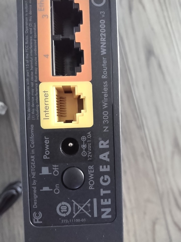 Netgear WNR2000 Wireless N Router N300 4 Port Ethernet spectrum charter ...