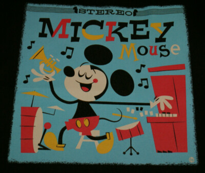 Walt Disney's Mickey Mouse Record Vinyl album Bag New Official Disney ...