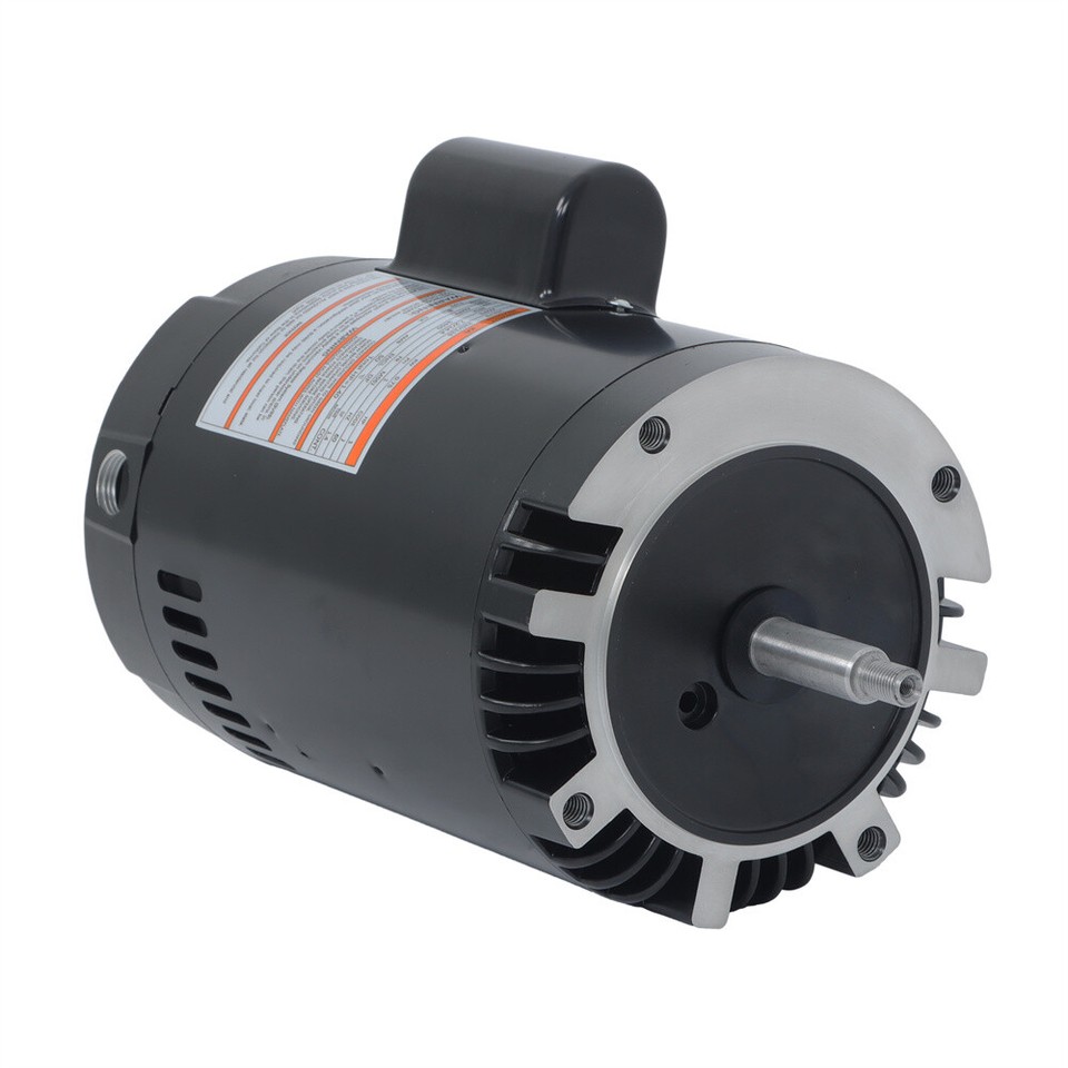B128 Single Speed C-Face Full Rated 1HP 115V/230V Replacement Pool Pump ...