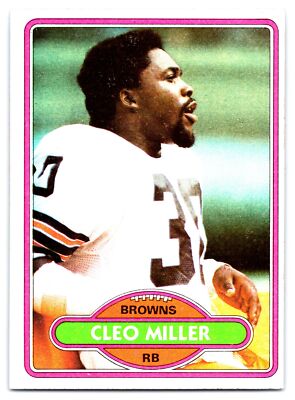 1980 Topps #354 Cleo Miller Cleveland Browns | eBay