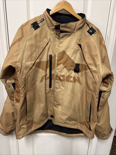 Icon Raiden DKR D3O Hycor Motorcycle Jacket Tan XL – Waterproof | eBay
