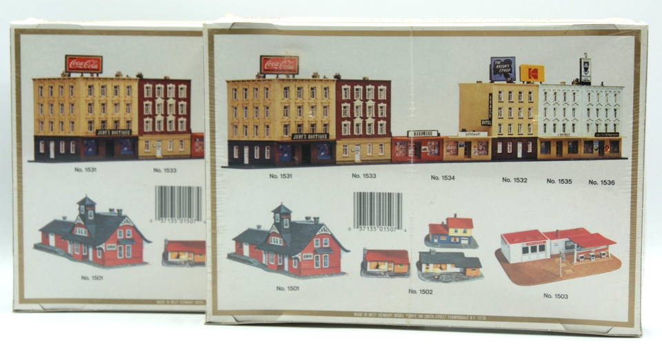 Lot of 2 Model Power N Scale Set #1507 New in Box Fences Barrels Lumber ...