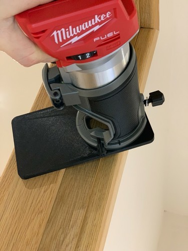 Router Sub BASE PLATE for Milwaukee cordless/Trimmer router | eBay UK