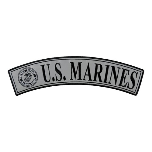 U.S. Marines Reflective Top Rocker Patch, Military Rocker Patches | eBay