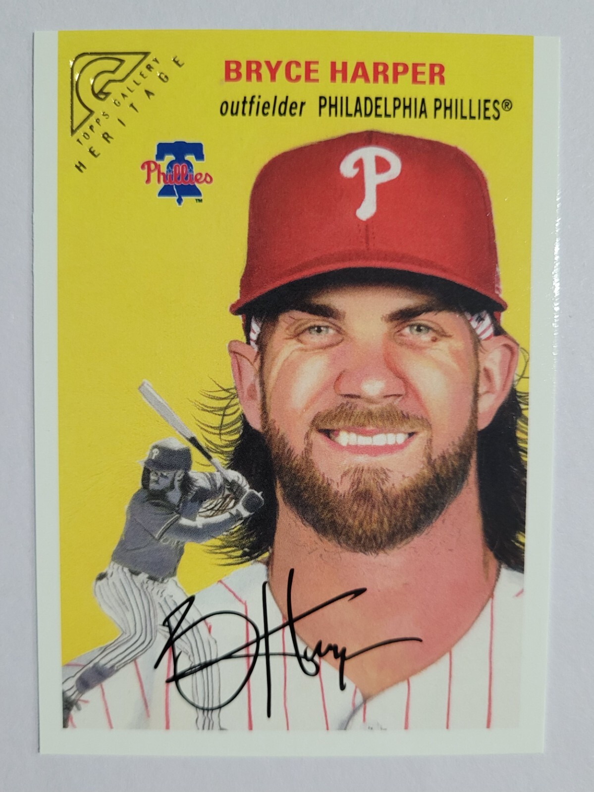2020 Bryce Harper Topps Gallery Heritage Card# HT-35 Philadelphia ...