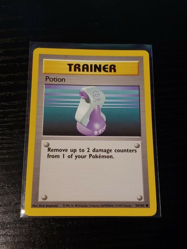 Pokémon TCG Potion Base Set 94/102 Regular Unlimited Common | eBay
