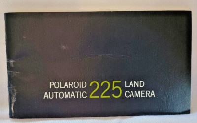 Vintage Polaroid Automatic 225 Land Camera Manual Instruction Book Free ...