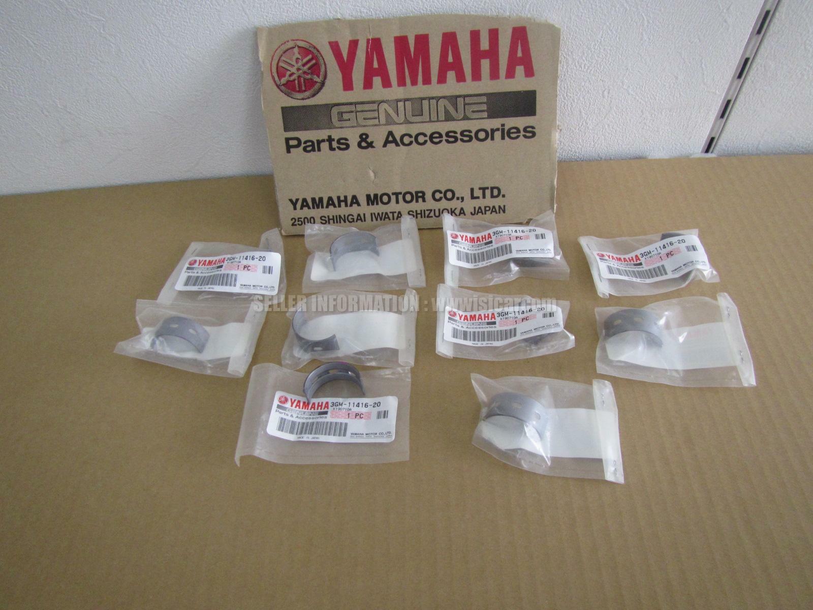 YAMAHA YZF-R1 1998-2003 PLANE MAIN BEARING CRANKSHAFT BROWN SET 3GM ...