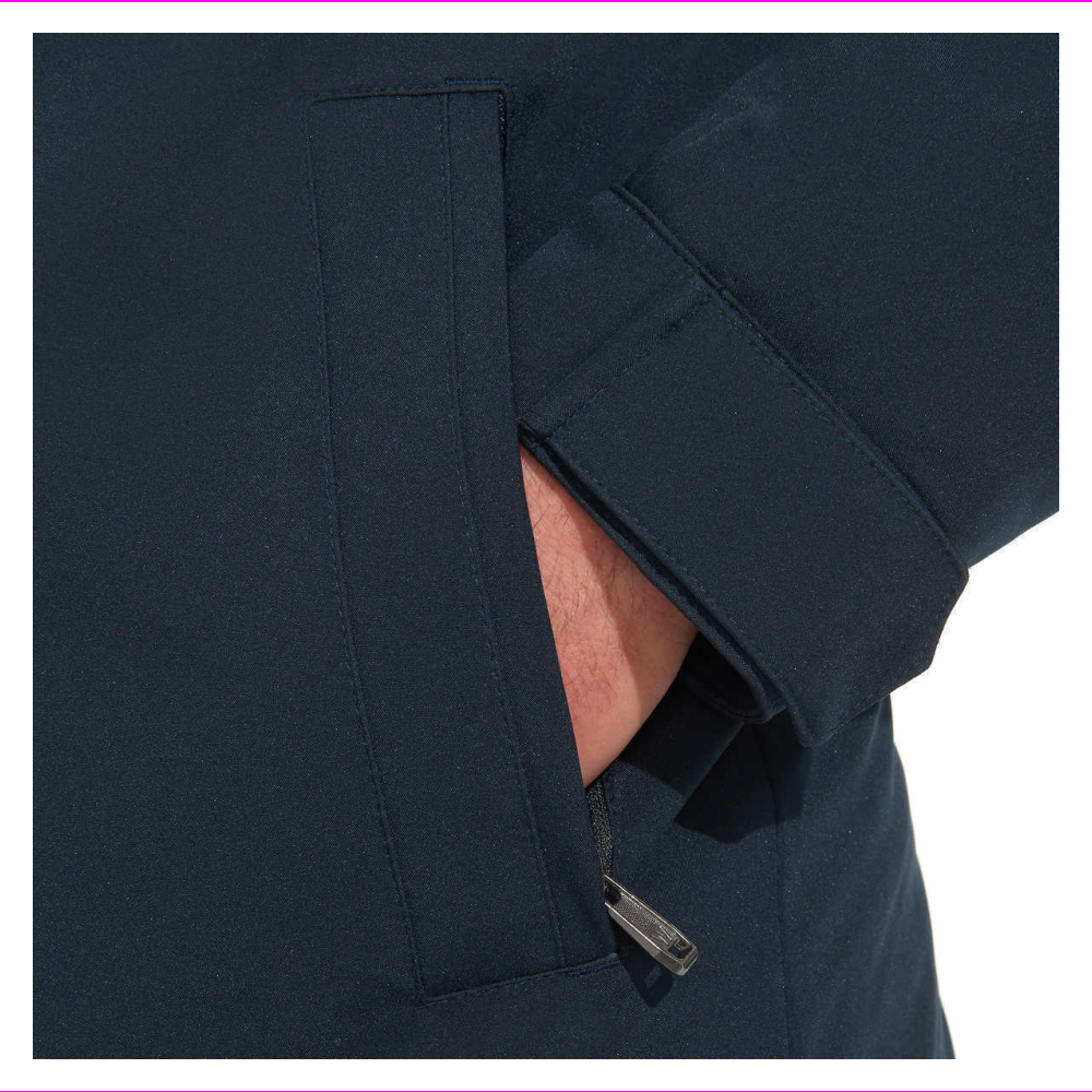 Weatherproof Men's Stretch Tech Fleece Bib Removable Hood Jacket ...