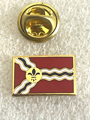 St. Louis MO Flag Lapel Pin Badge. #12 | eBay