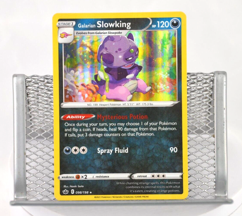 Pokemon TCG Chilling Reign Galarian Slowking 098/198 Holo Rare | eBay