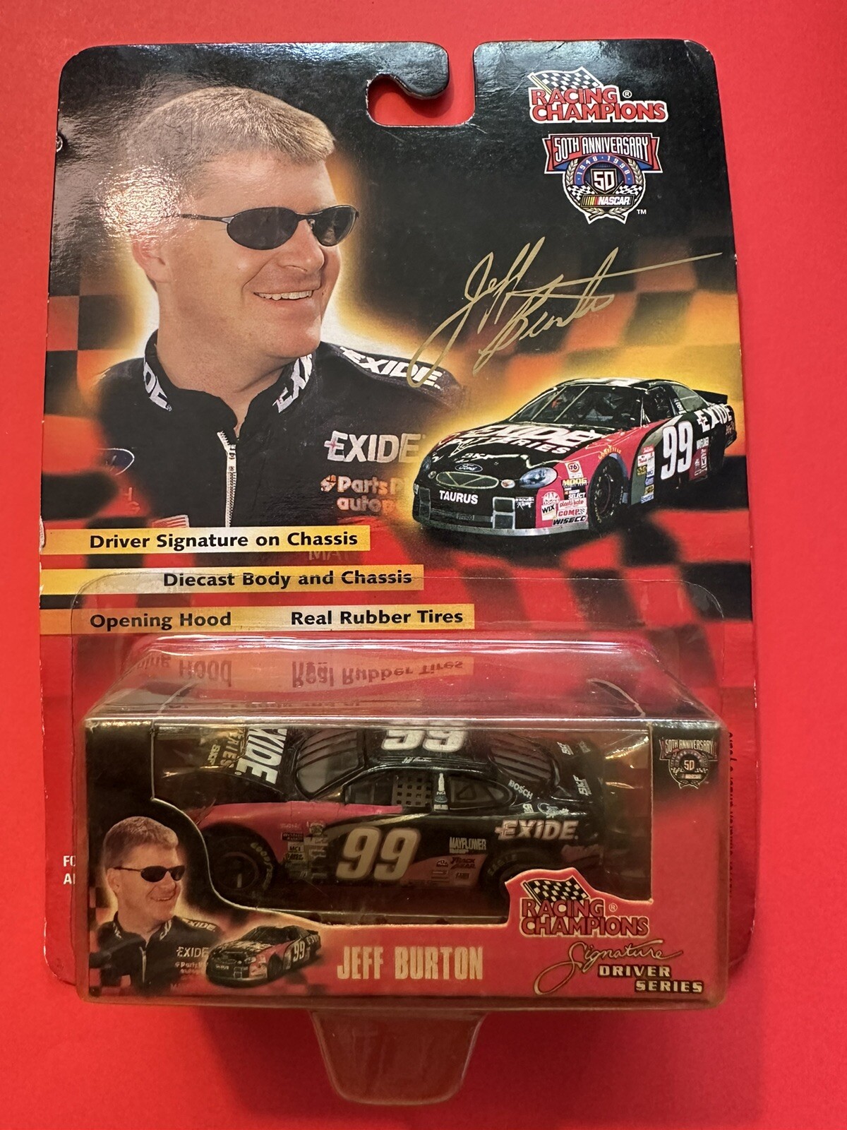 1998 Racing Champions Signature Series 1:64 JEFF BURTON #99 Exide HO ...