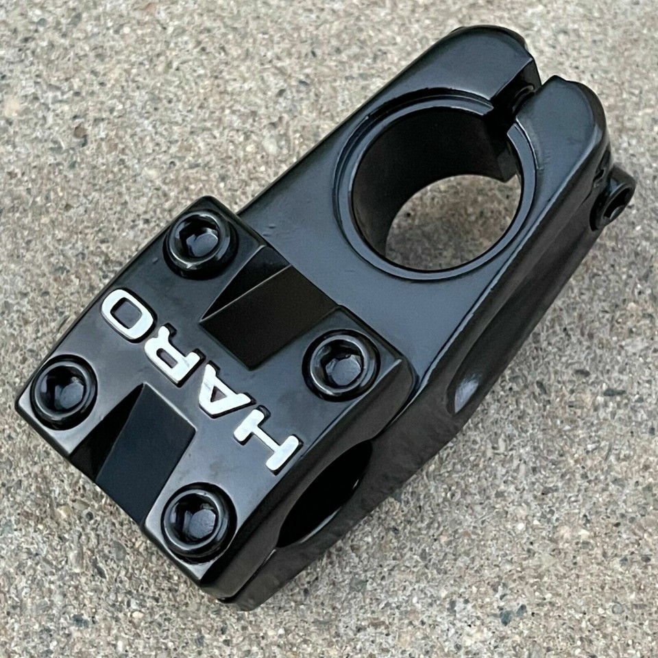 HARO OEM TOP LOAD STEM BLACK 1 1/8 THREADLESS BMX BIKE BICYCLE STEMS | eBay