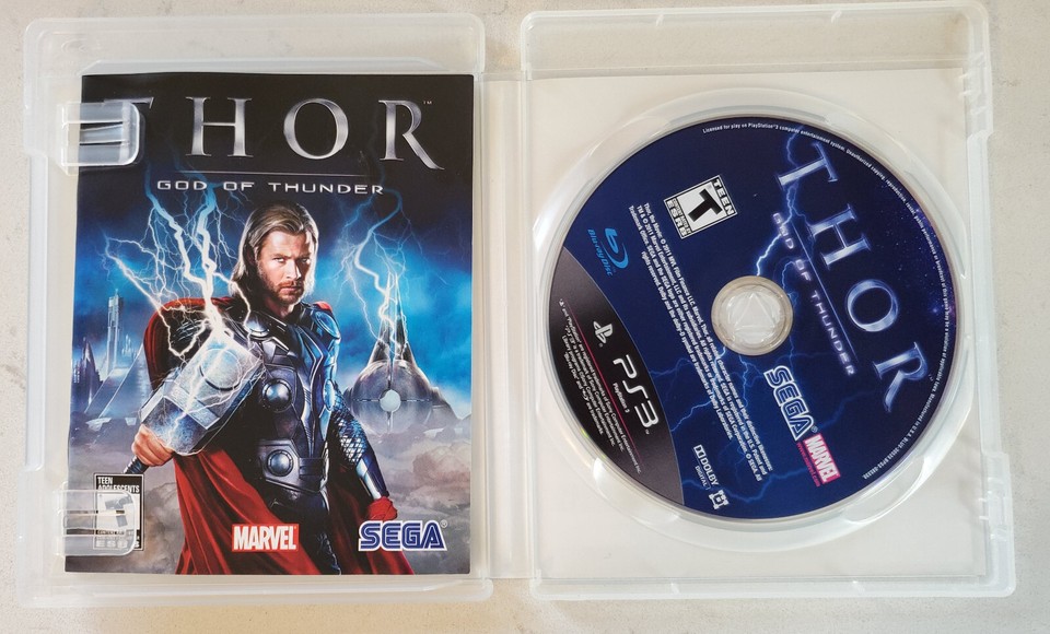 Thor: God of Thunder Sony PlayStation 3 PS3 Game Complete With Manual ...