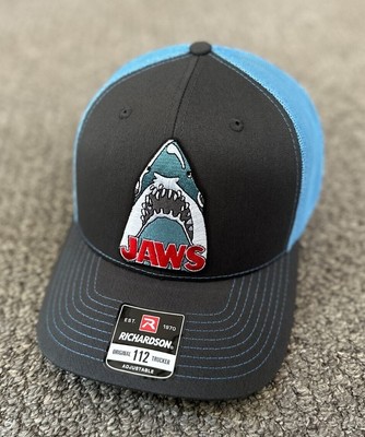 JAWS Hat SnapBack Trucker SHARK Mesh Cap Individually Handcrafted in ...