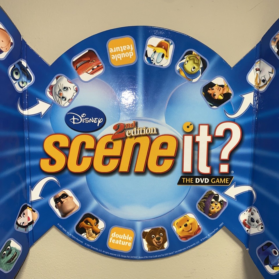 Disney Scene It? 2nd Edition Pixar DVD Trivia Board Game Parts, GAME ...