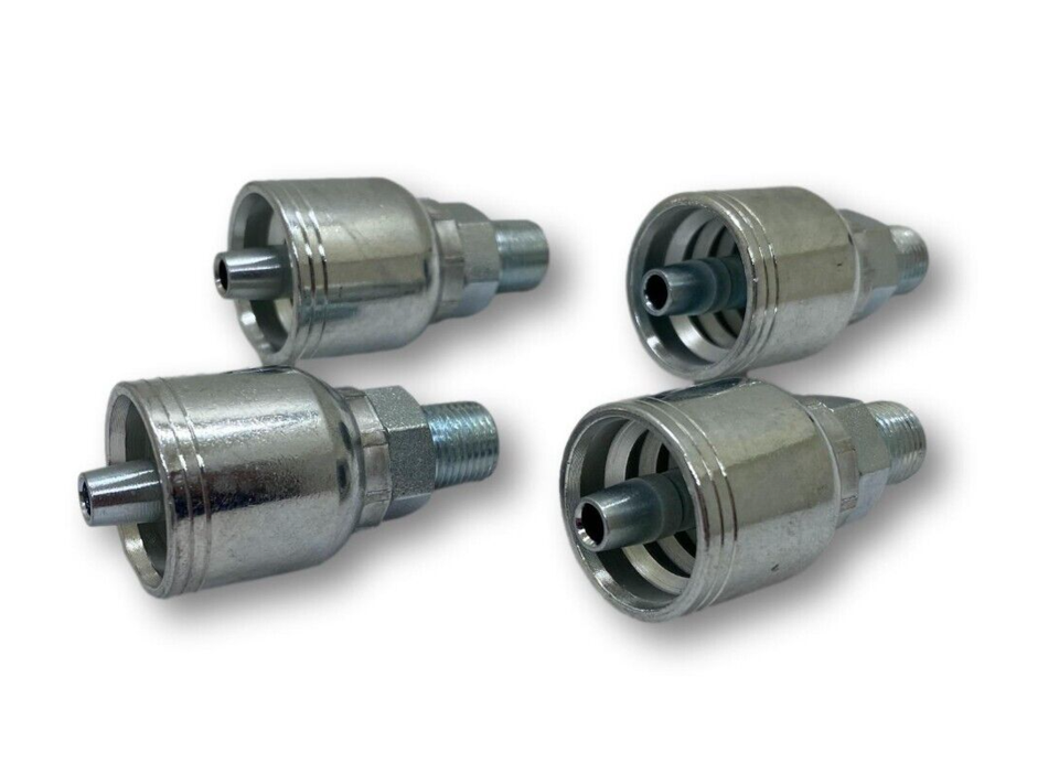 MP-04-02 Crimp Fitting MP Solid 04 x 1/8" NPT (25) | eBay