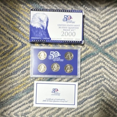 United States Mint 2000 50 State Quarters Proof Set U.S. Mint ...