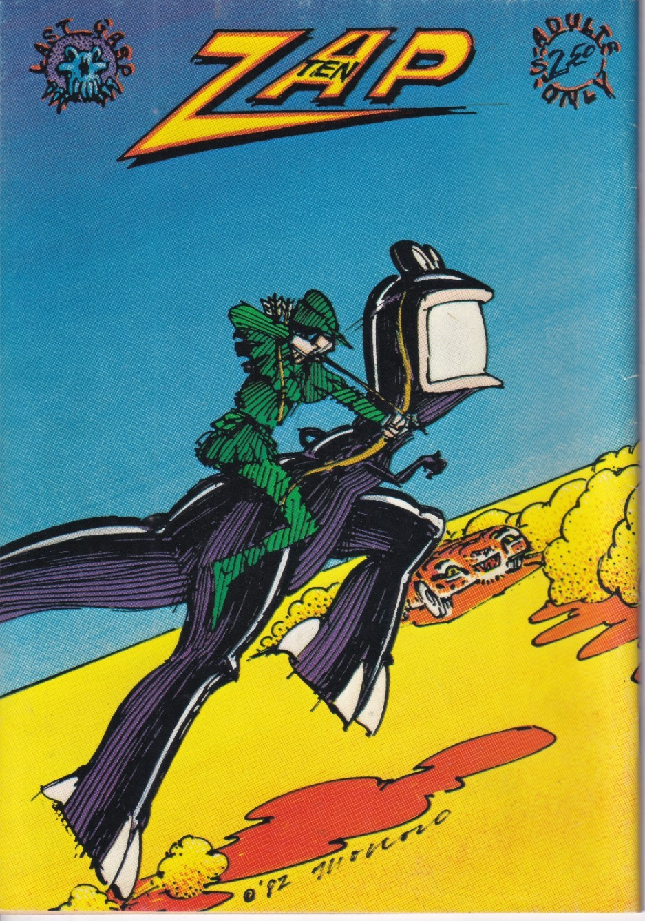 Zap Comics #10 - Crumb, Wilson, Williams- 2ND Printing 1983, Last Gasp ...