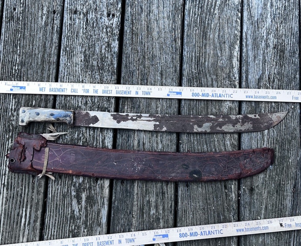 Vintage Gevelsberg Machete Germany With Sheath | eBay