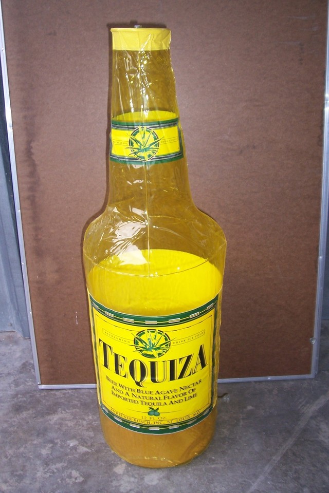 Tequiza Anheuser Busch Inflatable Hanging Bottle 28" NIP | eBay