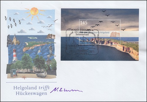 Block 77 Ornithological Institute Heligoland Jewelry Letter SSt ...