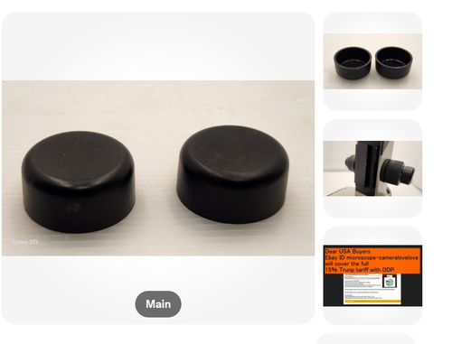 *SET* Covers Fine Focus knob for Nikon LABOPHOT-2 A microscope 34186 ...
