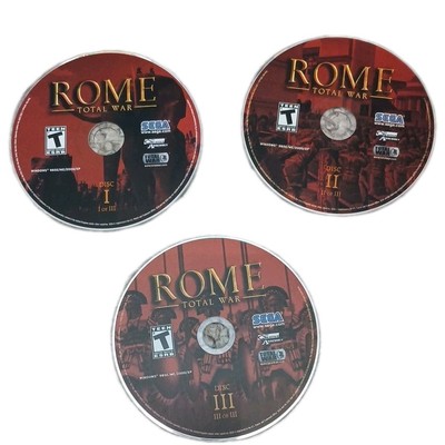 3 Disc Set Total War Rome II (PC, 2013) Discs Only Sega | eBay