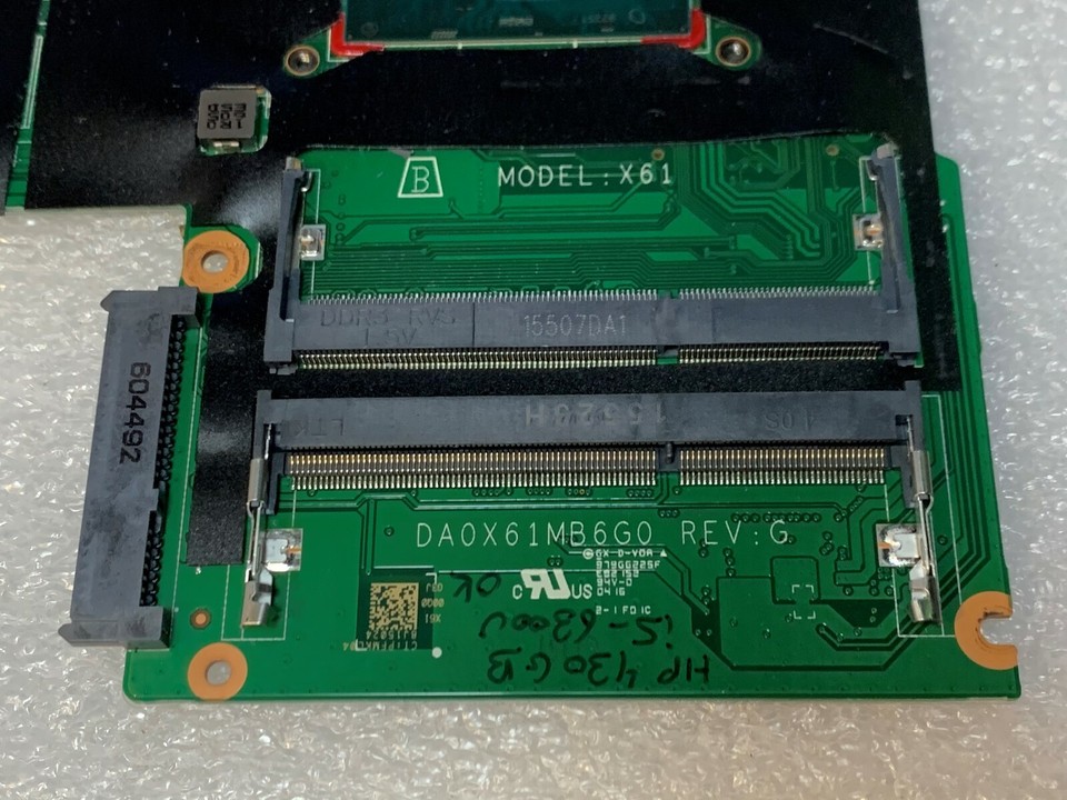 ️ Original HP ProBook 430 G3 Motherboard DA0X61MB6G0 Rev G intel i5 ...
