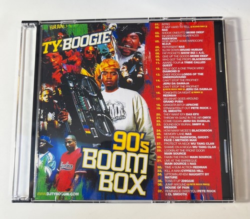 100% OFFICIAL! DJ TY BOOGIE 90'S BOOM BOX OLD SCHOOL R&B MIXTAPE MIX CD ...