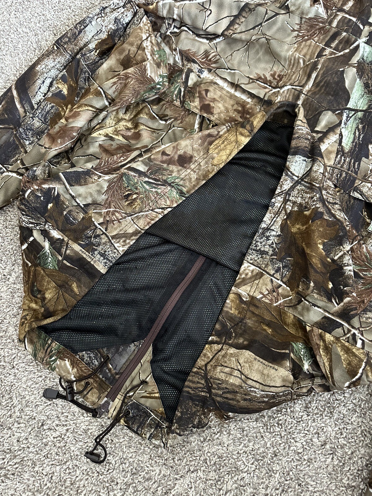 Gamehide RealTree Hunting Jacket Full Zip Men’s Camo Hush Hide Silent Size XL | eBay