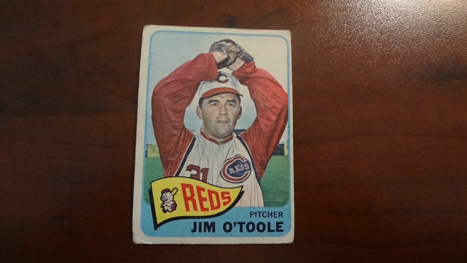 1965 TOPPS #60 JIM O'TOOLE (ROUGH) BASEBALL CARD | eBay