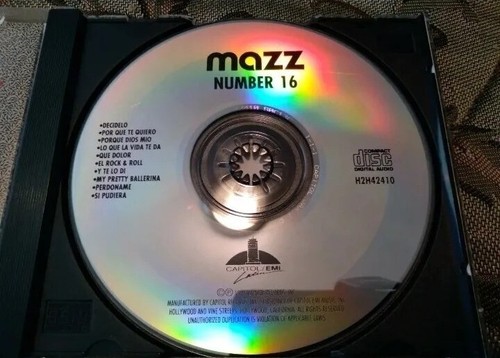 CD- Mazz- Number 16- Emi Latin- Buen Estado-Raro | eBay