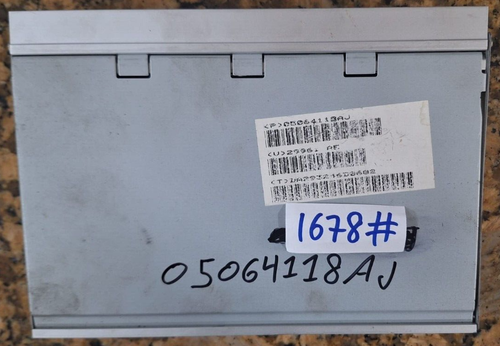 05064118AJ 2005 2010 Chrysler Dodge Jeep Radio Amplifier Amp Control ...