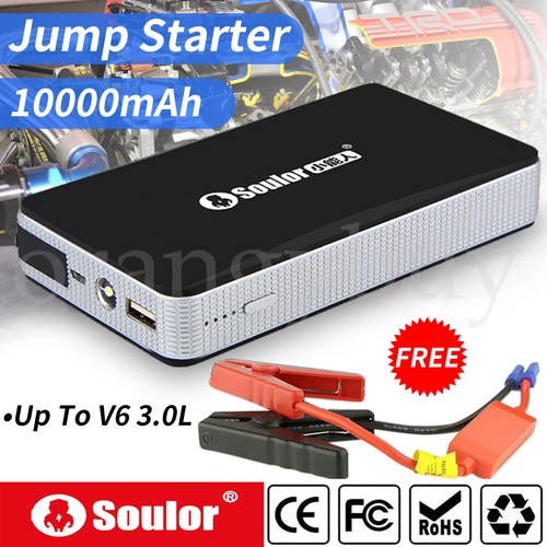 Soulour X3 Car Vehicle Jump Starter 10000mAh Power USB battery Li-ion ...