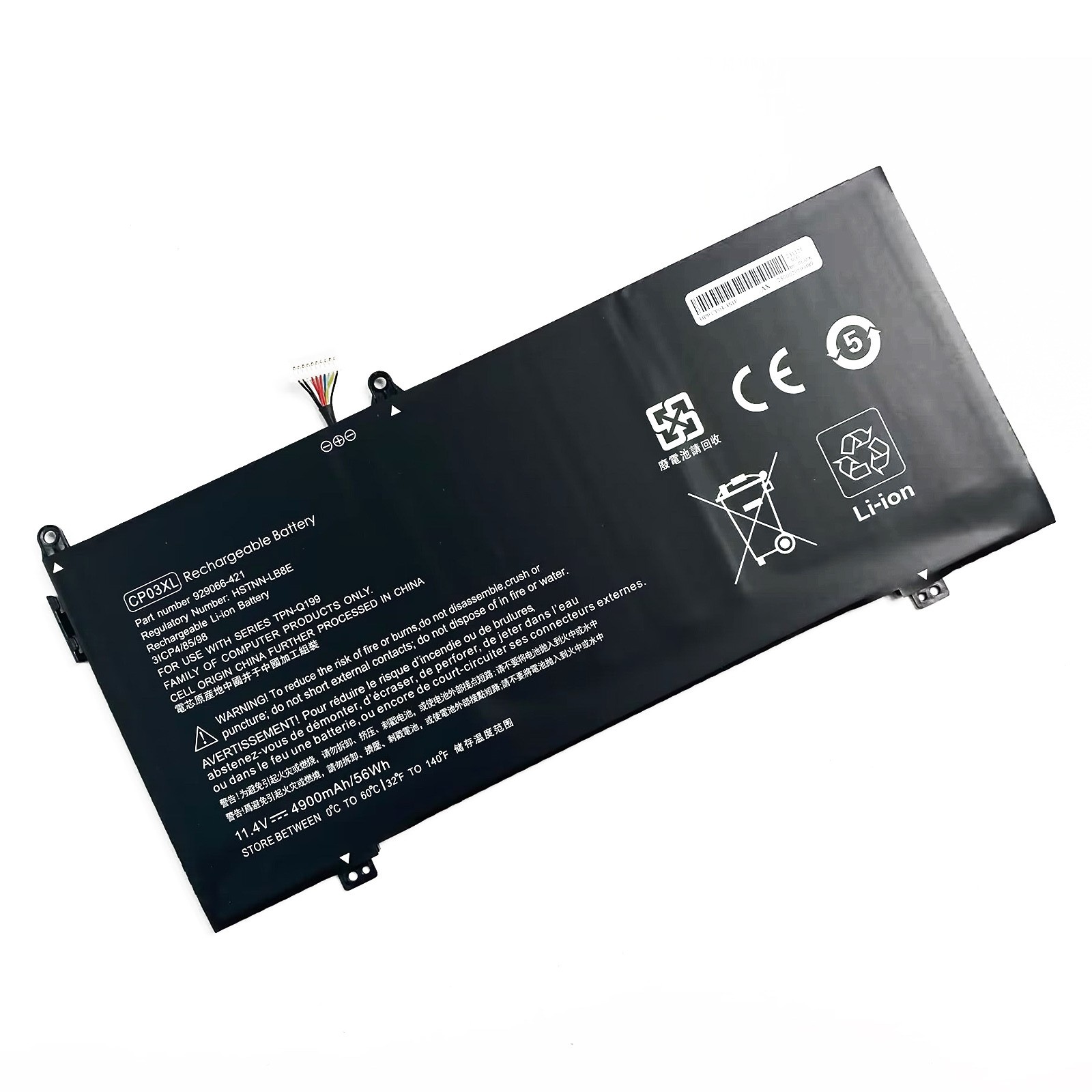 CP03XL Battery for HP Spectre X360 13-AE530TU 13-ae0xx TPN-Q195 13 ...
