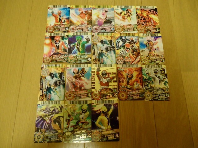 Super Sentai Battle Dice O DX 37 cards set bulk sale Trading card game ...