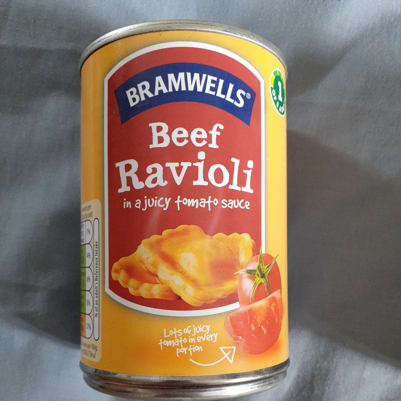 Bramwell's Beef Ravioli Large 400g x 3 tins=1200g. Free postage. | eBay UK