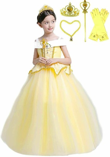 Romy's Collection Princess Yellow Belle Costume Party Dress | eBay