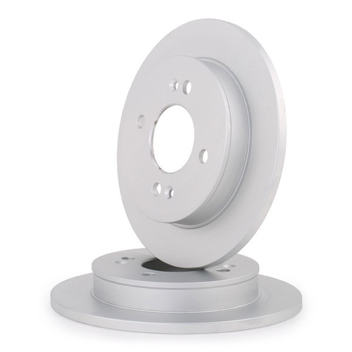 Delphi BG3981C 234mm Rear Coated Brake Disc Set for Acura Honda Hyundai ...